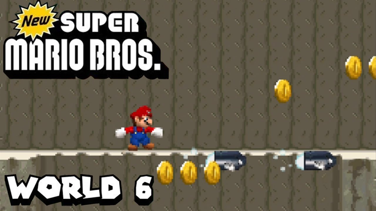 PLAYING NEW SUPER MARIO BROS DS IN 2024: PART 6 - WORLD 6 - YouTube