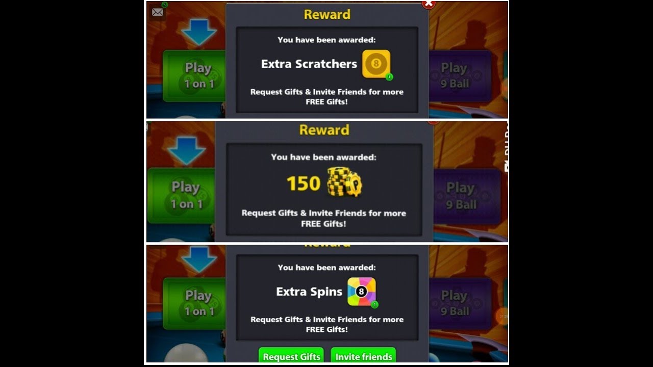 Free reward for all get free spin scratch and coins - YouTube