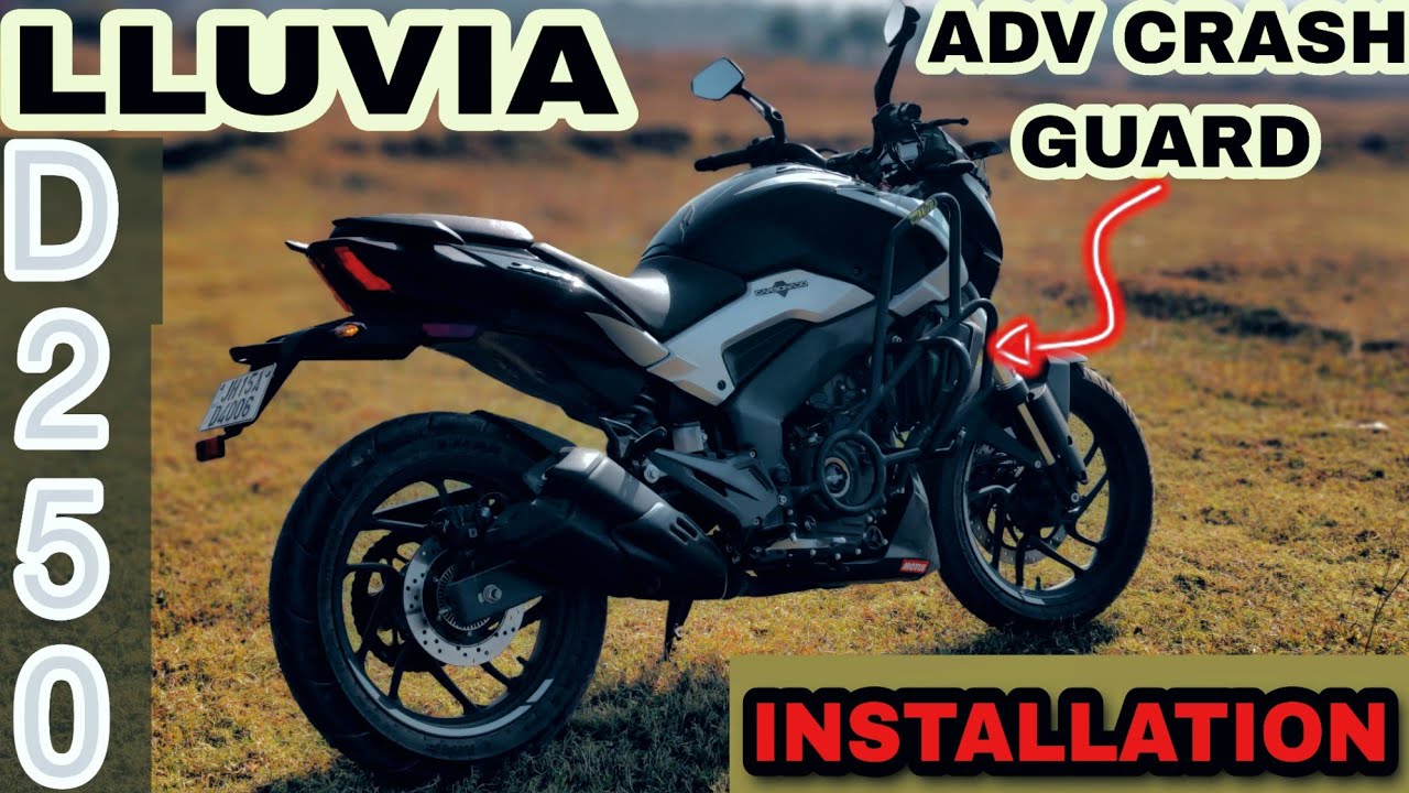 BEST CRASH GUARD FOR DOMINAR 250 & 400 BS6 2023 | LLUVIA | Step by step ...