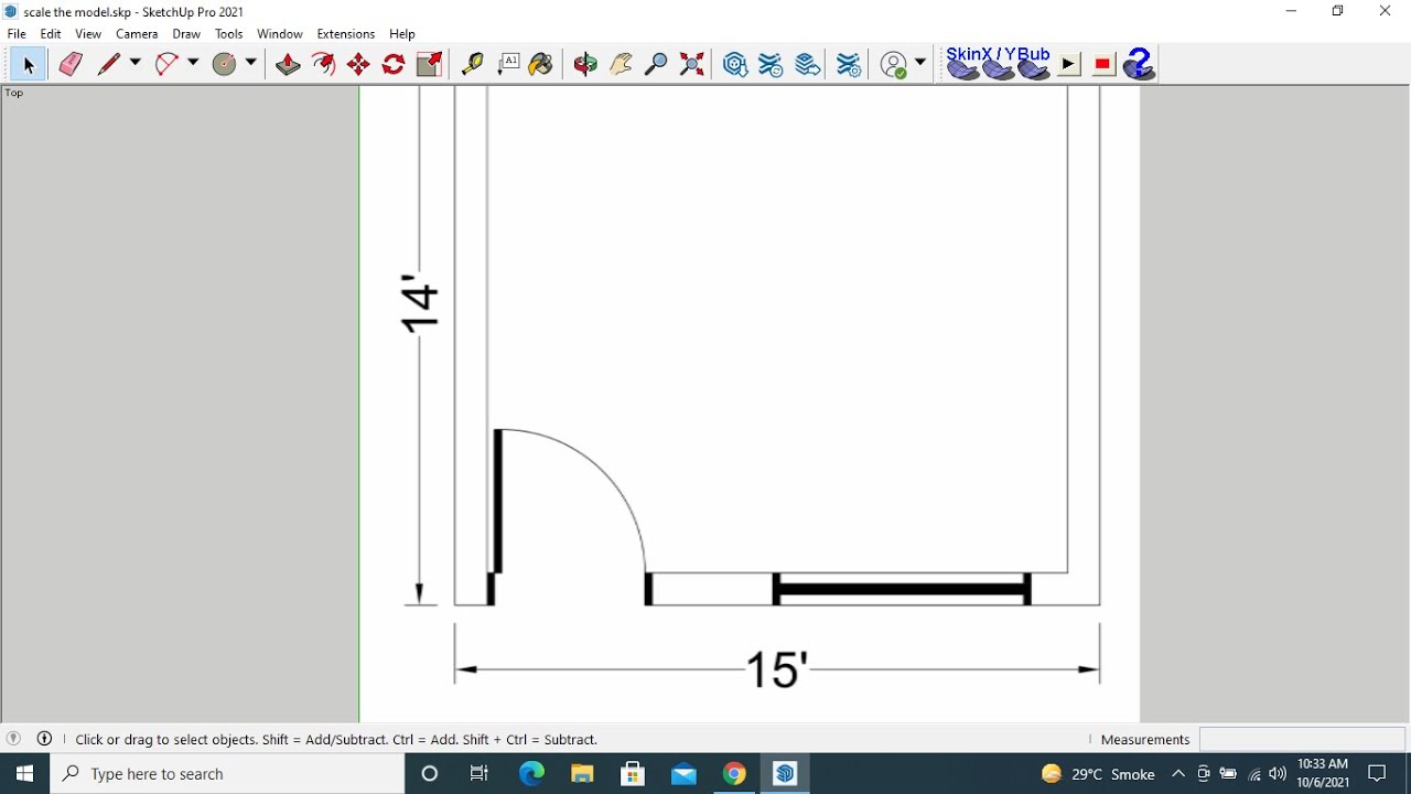 Re-Scale Your Model in SketchUp | Scale Objects in SketchUp | How to ...