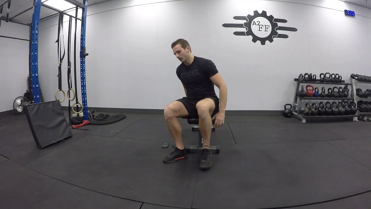 Seated Tibialis Raise - YouTube