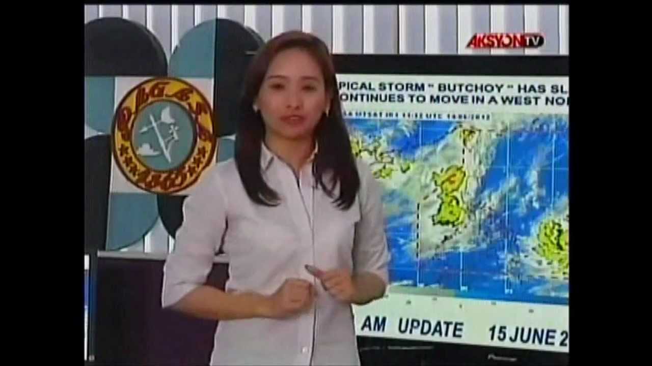 Aksyon Weather - Typhoon Butchoy Joseph Ubalde France Noguera - YouTube