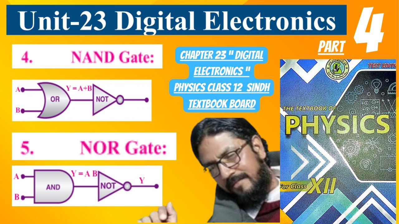 NAND gate | NOR gate | logic gates | class 12 physics | chapter 23 ...
