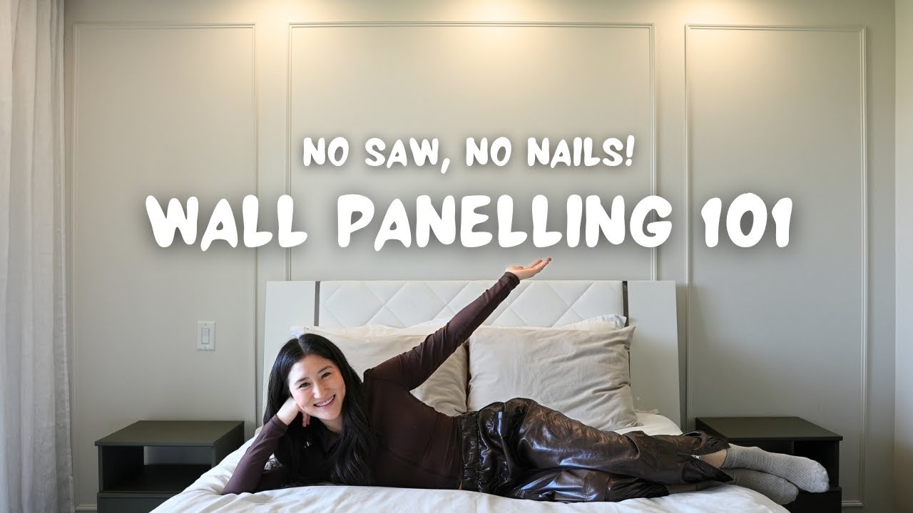 Wall panelling sparks UNLIMITED JOY and is EASY to do yourself *trust ...