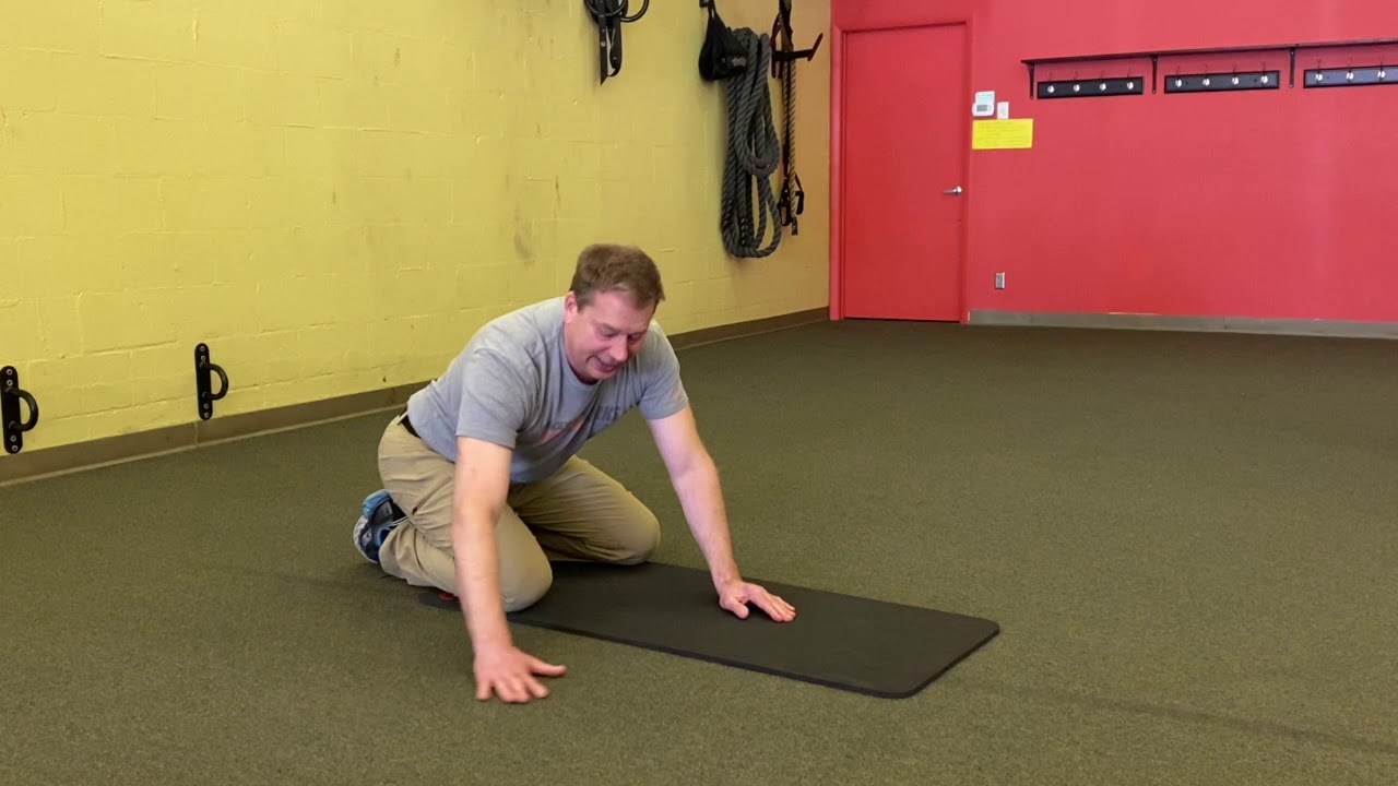 Quick Tip Child Pose Stretch - YouTube