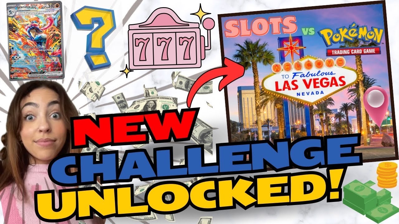 POKÉMON PACKS OR SLOT MACHINES IN LAS VEGAS??! *day 1* - YouTube
