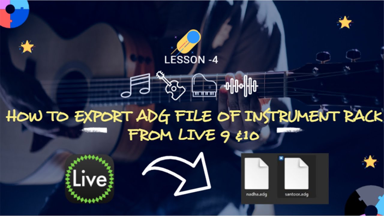 How To Export ADG File Of #Instrument #Rack From Ableton Live #9&10&11 ...