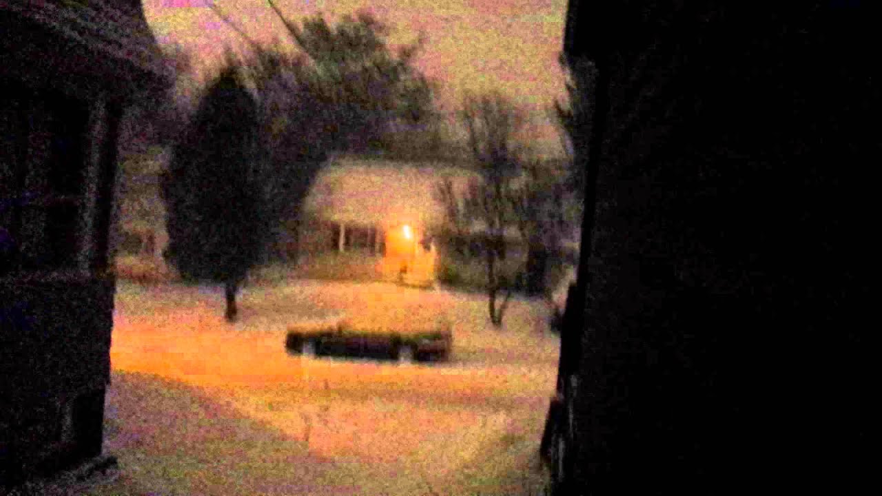 Snow blizzard from last night - YouTube