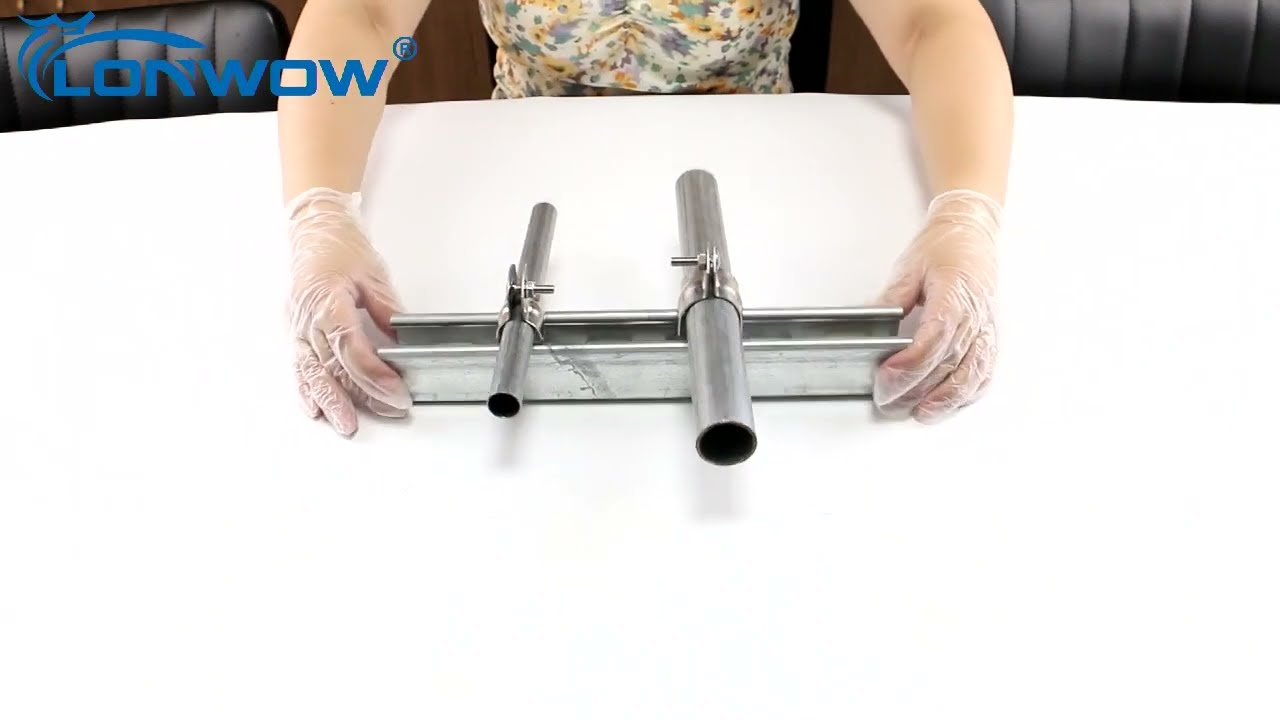 Adjustable EMT Conduit Pipe Clamp Strut-mounted Clamps - YouTube