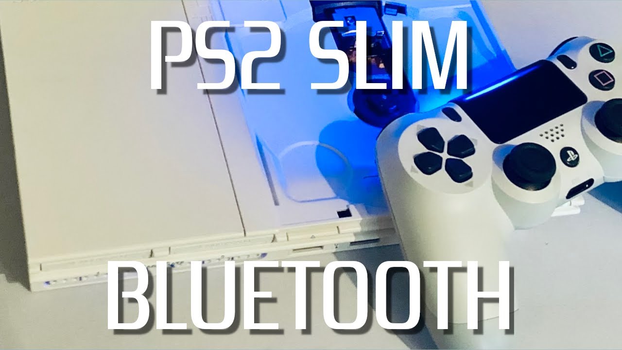 PS2 Slim Methylene from Gusse - Bluetooth controller support - YouTube