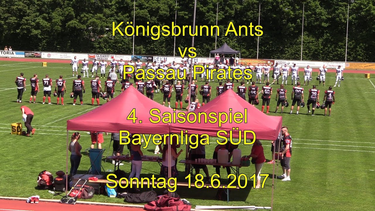 Königsbrunn Ants vs Passau Pirates 18.6.2017 - YouTube
