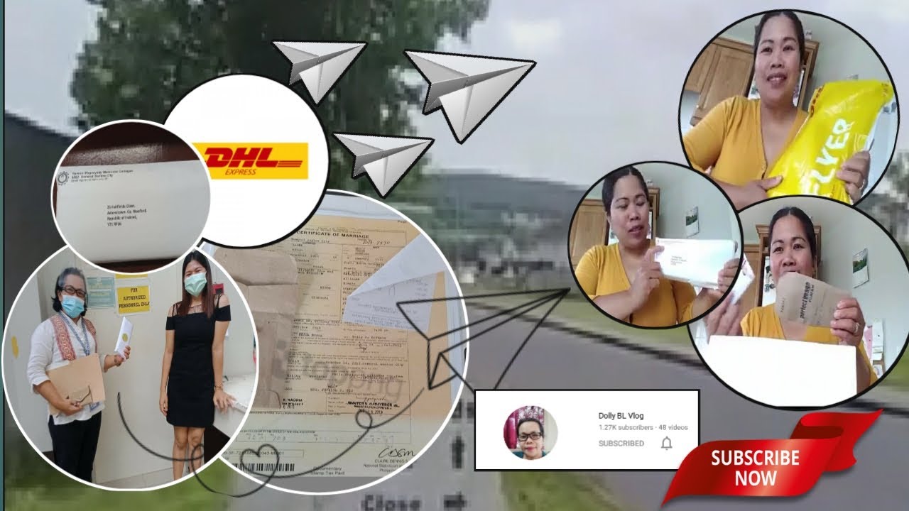 💐SENDING IMPORTANT DOCUMENTS VIA DHL - YouTube
