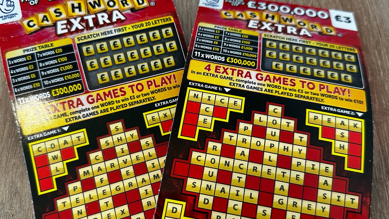 🔴 NEW CASHWORD EXTRA Scratchcards 🔴 #scratchcards #nationallottery ...