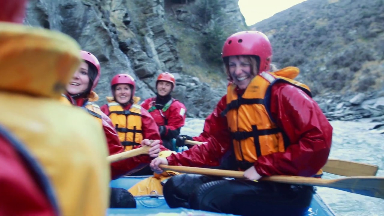 Go Orange Rafting - Raft the Shotover River - YouTube