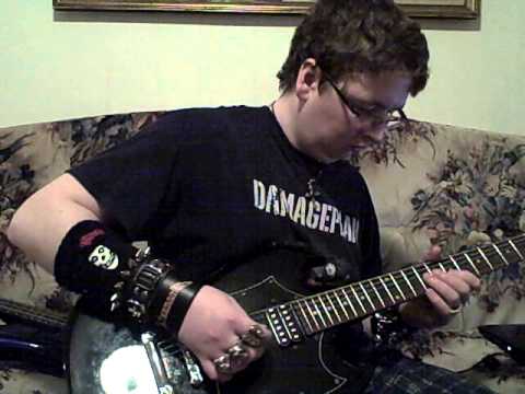 me playing feed my frankenstein by alice cooper on my epiphone g-310 ...