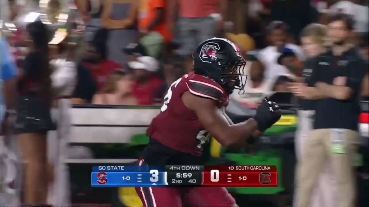 2025 USC vs SC State - Bryan Thomas Sack - YouTube