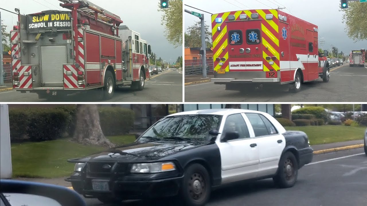 Albany Fire Engine 12 and Medic 12 Responding Code 3 | 05/08/2022 - YouTube