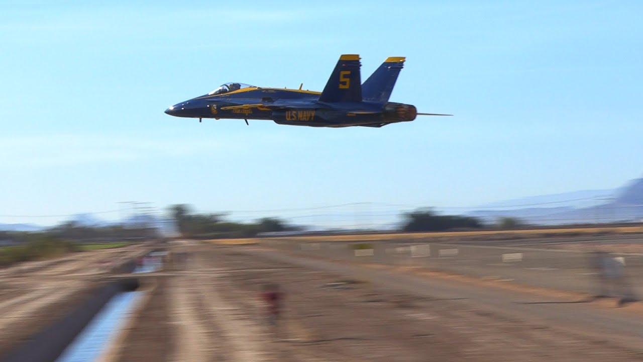 2018 Blue Angels (February 2nd & 3rd) AMAZING low 6 takeoff! - YouTube
