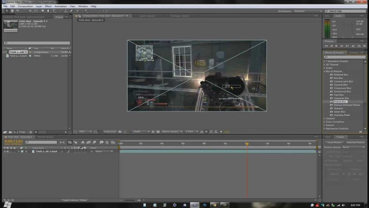 How To Do The Radial Blur Effect In Adobe After Effects - YouTube