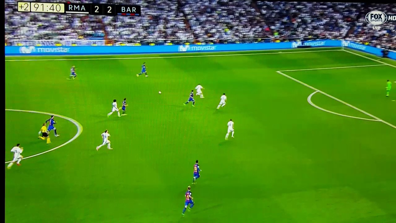 Lionel Messi Last Minute Goal vs Real Madrid (2-3) El Clasico 23/04 ...