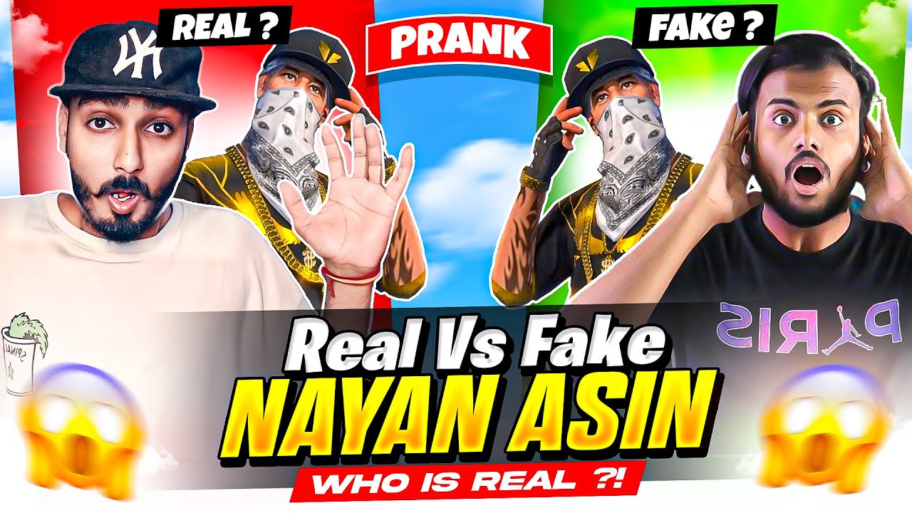 Fake Nayan Vs Real Nayan 😂 Nayan भाई तो पागल हो गये - GARENA FREE FIRE ...