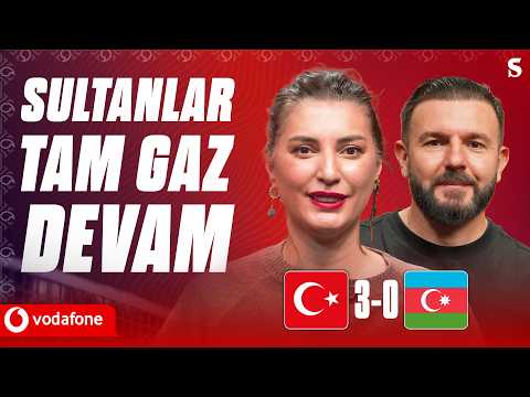 🇹🇷 Türkiye 3-0 Azerbaycan 🇦🇿 Maç Sonu, Kaptan Eda Erdem Sahada | Voleybol Nesli #19