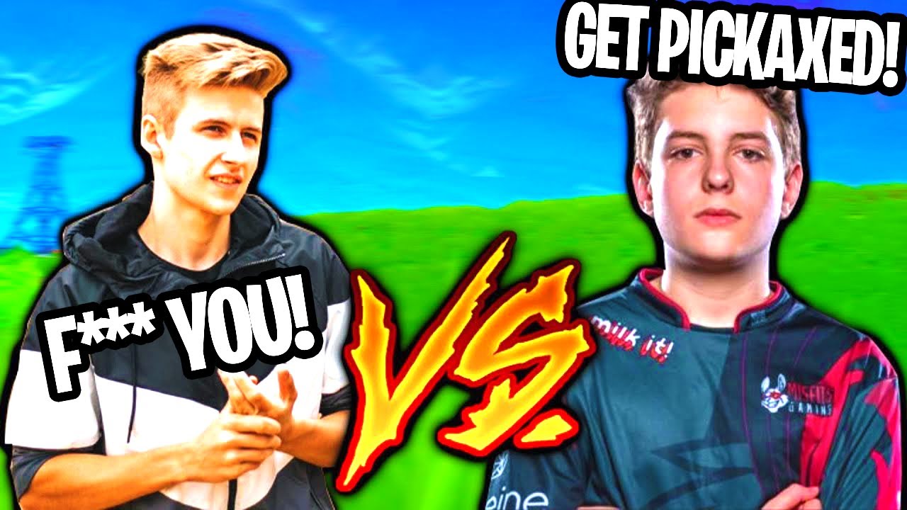 CLIX PICKAXES SYMFUHNY IN STREAMER BOWL THEN WINS GAME! *SYMFUHNY RAGES ...