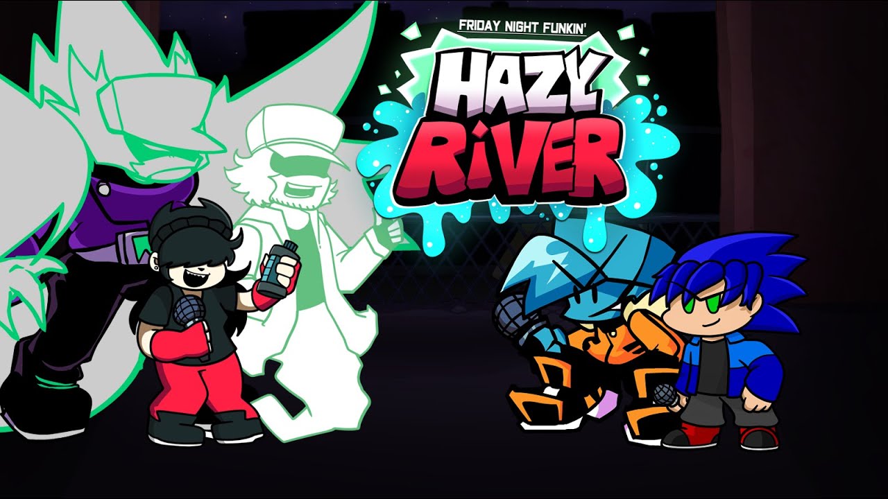 Friday Night Funkin' HAZY RIVER / Vs Garcello e Annie Full Week - YouTube