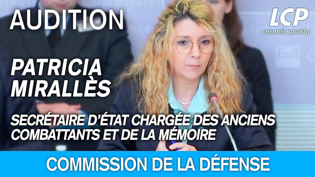 Audition de Patricia Mirallès, Secrétaire d’État chargée des Anciens ...