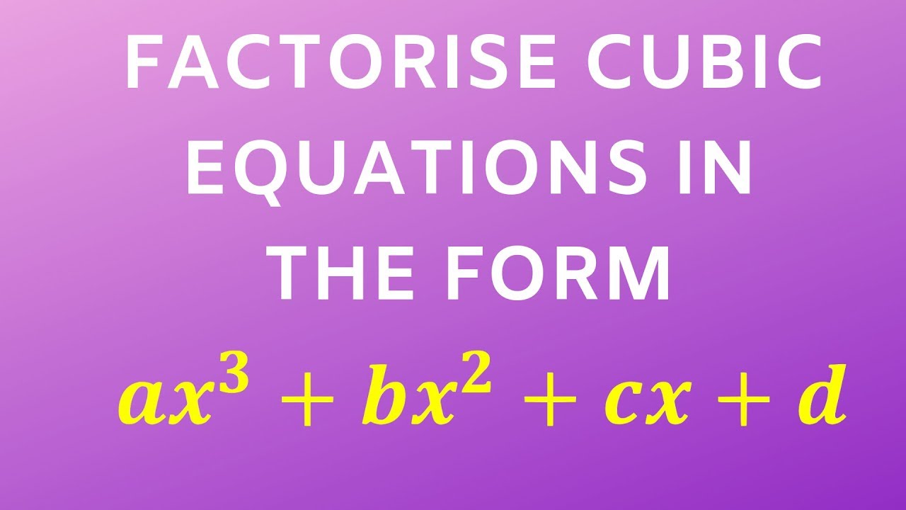 How To Solve Cubic Polynomial Equations YouTube how-to-solve-cubic-polynomial-equations-youtube