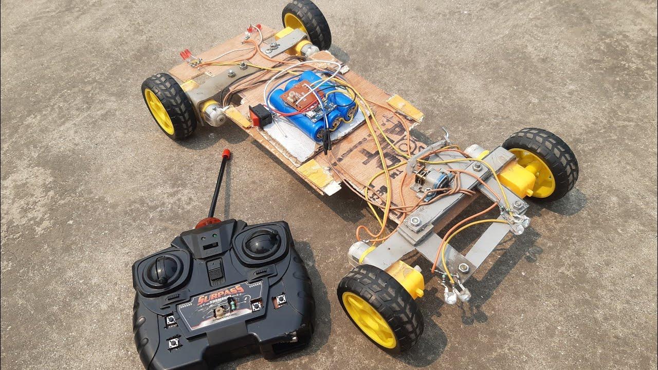 Finally made my own remote control car How I made? - YouTube