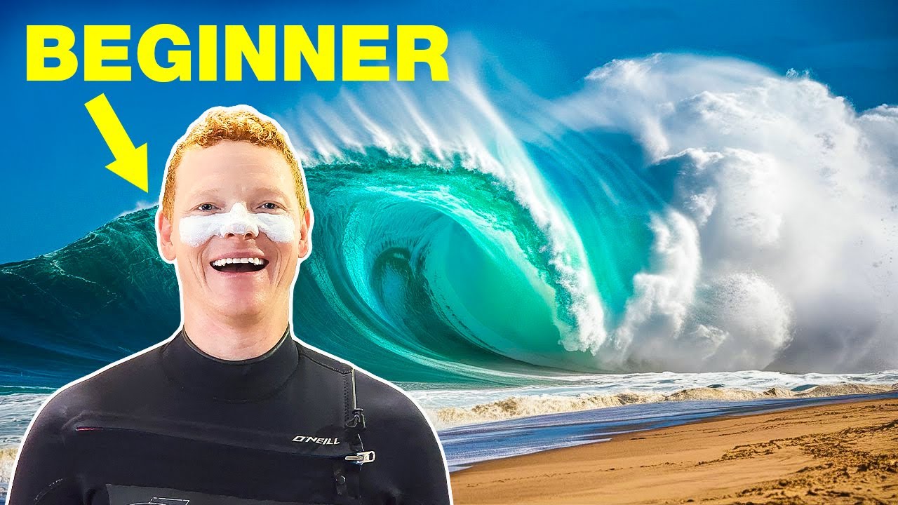 Beginner Surfs Australia's Best Wave - YouTube