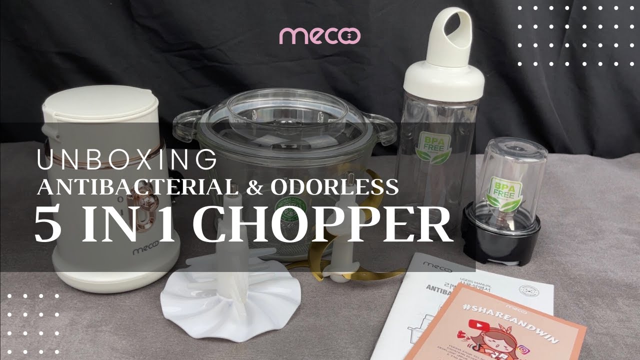Unboxing 5 in 1 Antibacterial & Odorless Mecoo Chopper | Unboxing Video ...