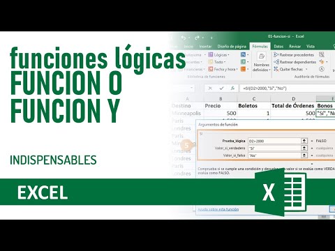 Excel - Funciones lógicas: función O y función Y - YouTube