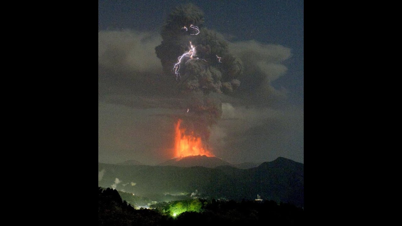 Another powerful eruption observed at Mt Shinmoe - YouTube