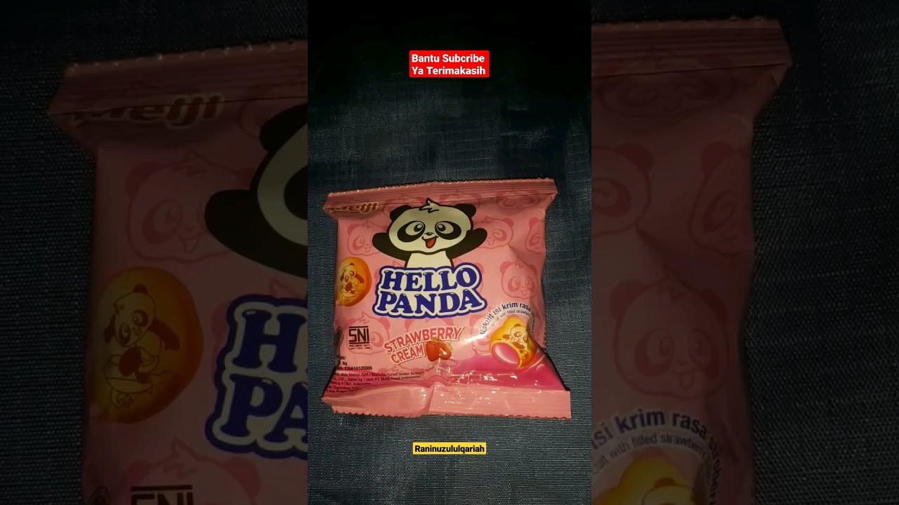 Jajan Hello Panda Stroberi #shorts #huntingjajan - YouTube