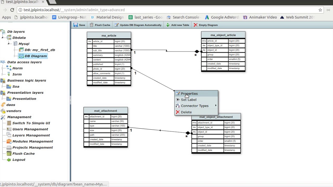 OnlineIT CMS - Create DB Tables Diagram and Reverse Engineering - YouTube