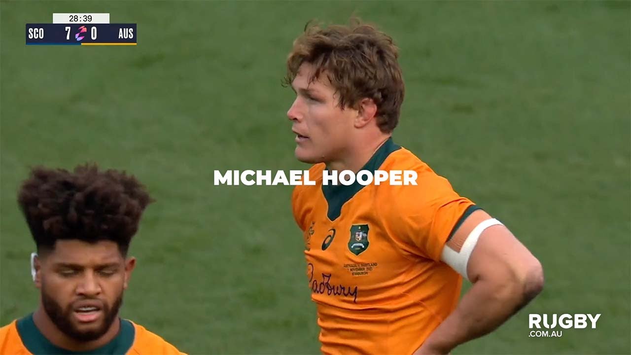 Michael Hooper 2021 Wallabies highlights - YouTube