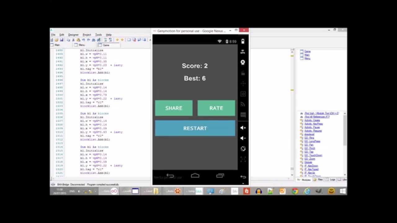 Jump Up! + Level Editor (B4A-LibGDX) - YouTube