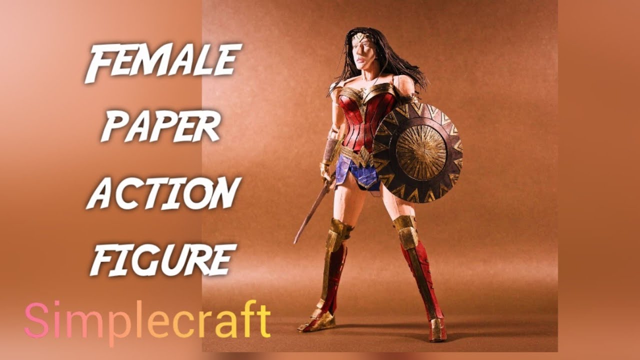 Paper Action Figure Wonder Woman Simplecraft YouTube paper-action-figure-wonder-woman-simplecraft-youtube