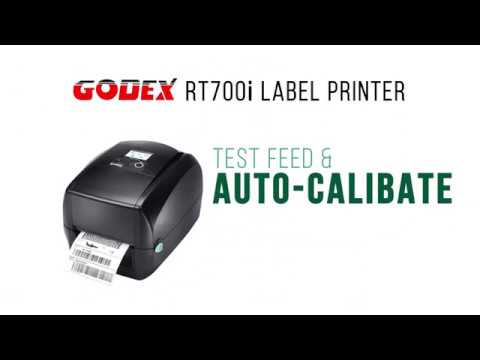 GoDex RT700i Barcode Printe - YouTube