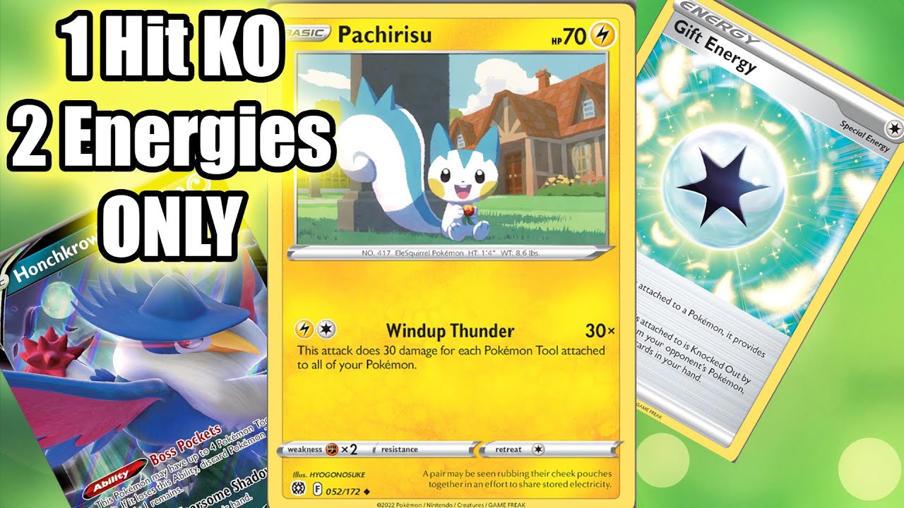Pokemon Pachirisu Card