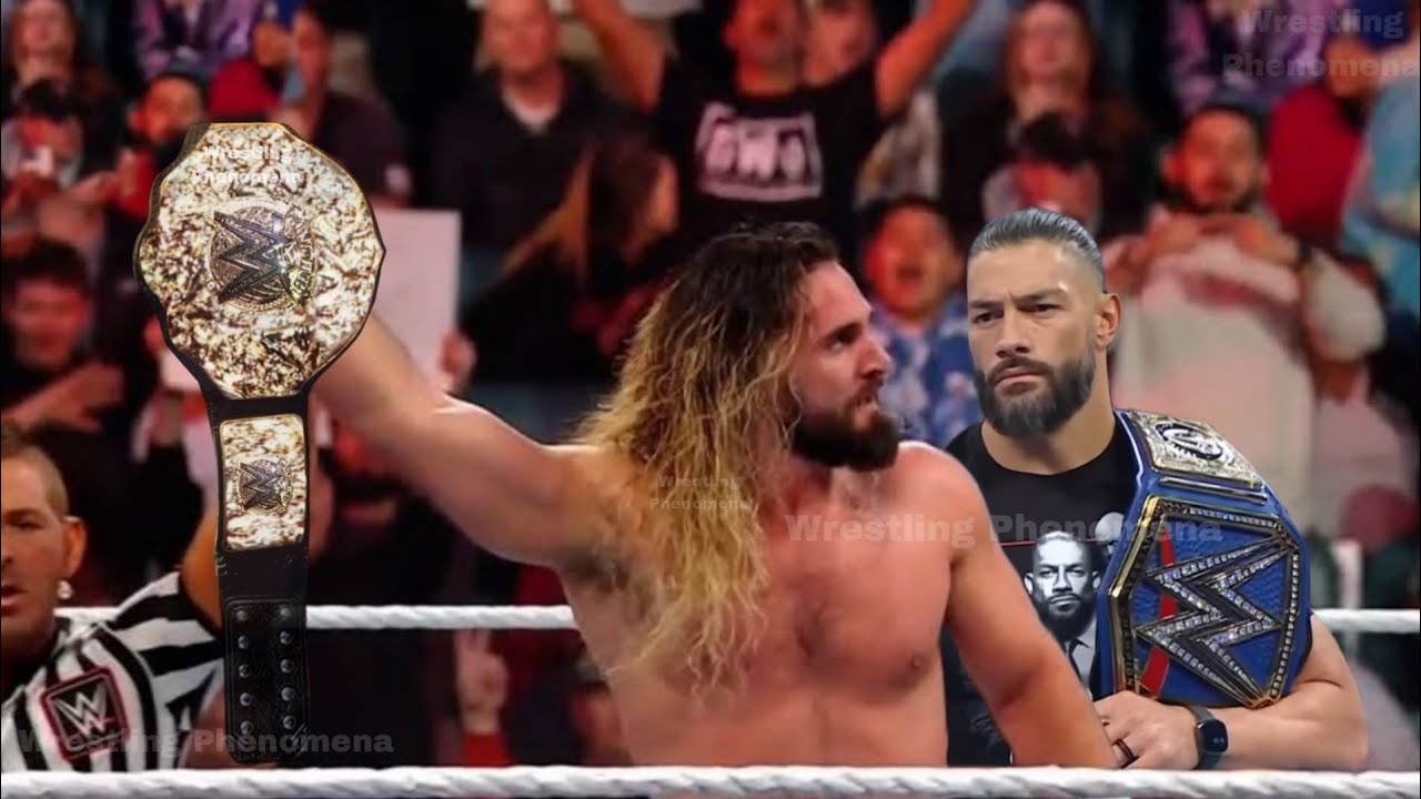 Roman Reigns Angry After Seth Rollins Wins New World Heavyweight ...
