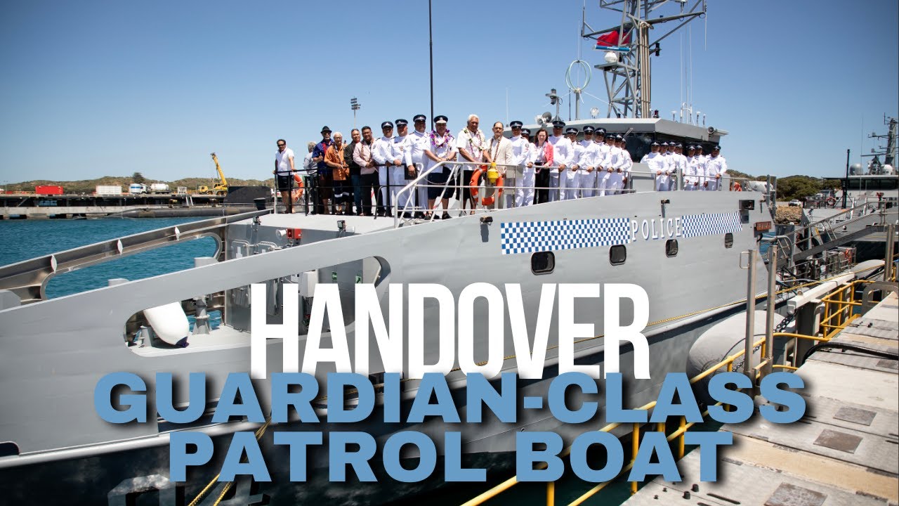 ADF | Guardian-class Patrol Boat Handover - YouTube