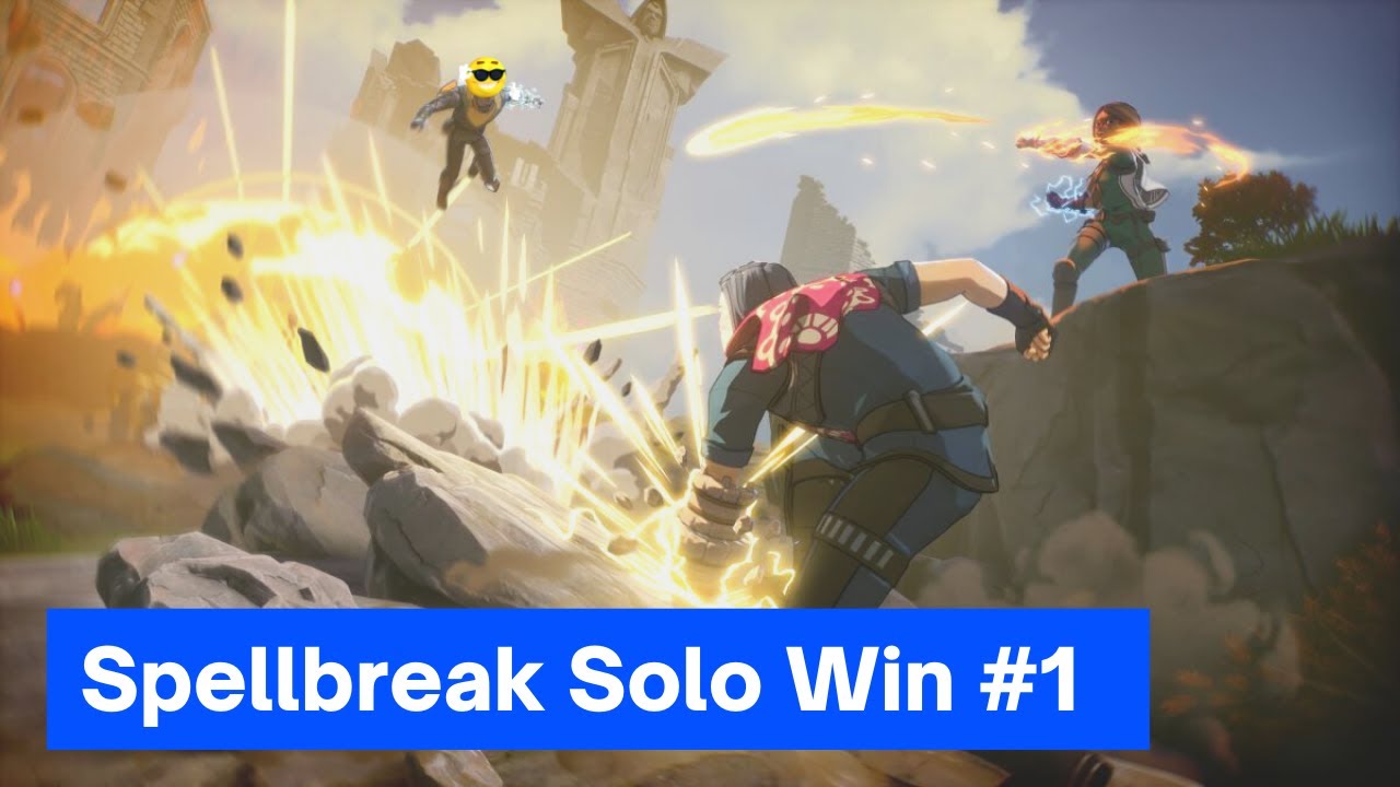 Spellbreak Gameplay Battle Royale Solo Win - Epic Skill 😎 - YouTube