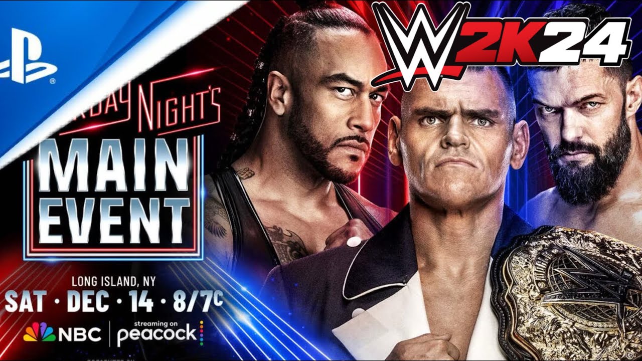 WWE2k24, Gunter VS Finn VS Damien - YouTube