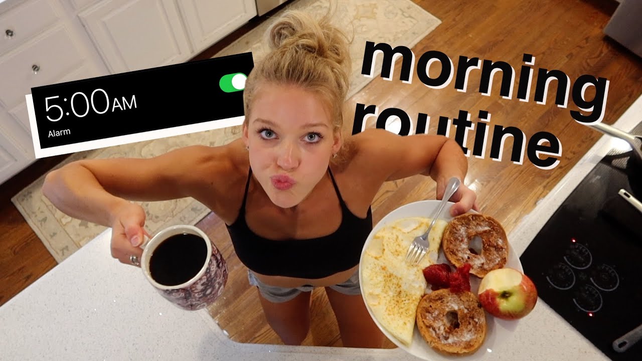 a 5:00am morning routine - YouTube