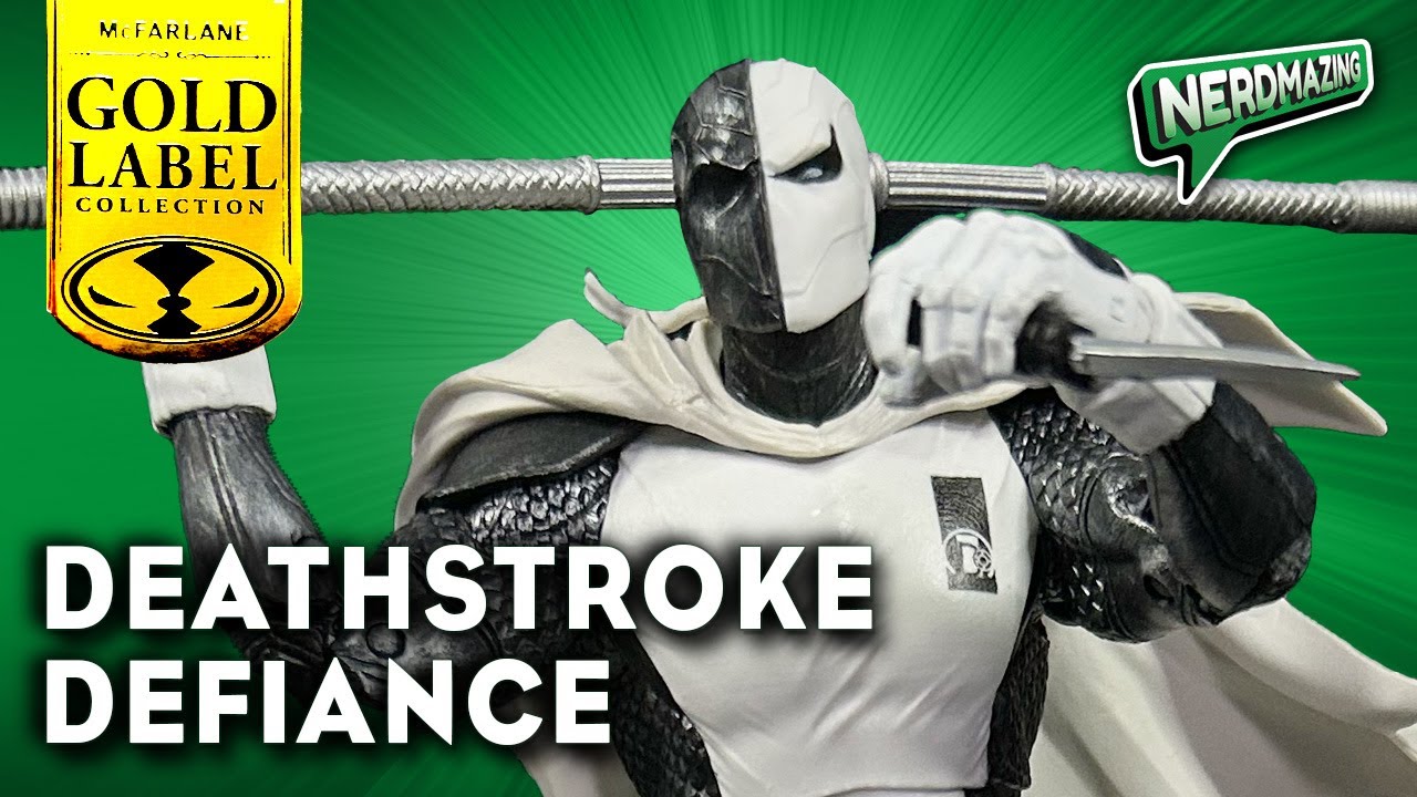 DC Multiverse Deathstroke Defiance Action Figure McFarlane Toys Gold ...