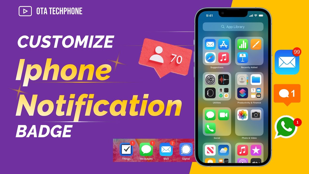 Customize iPhone Notification Badges A Step by Step Guide - YouTube