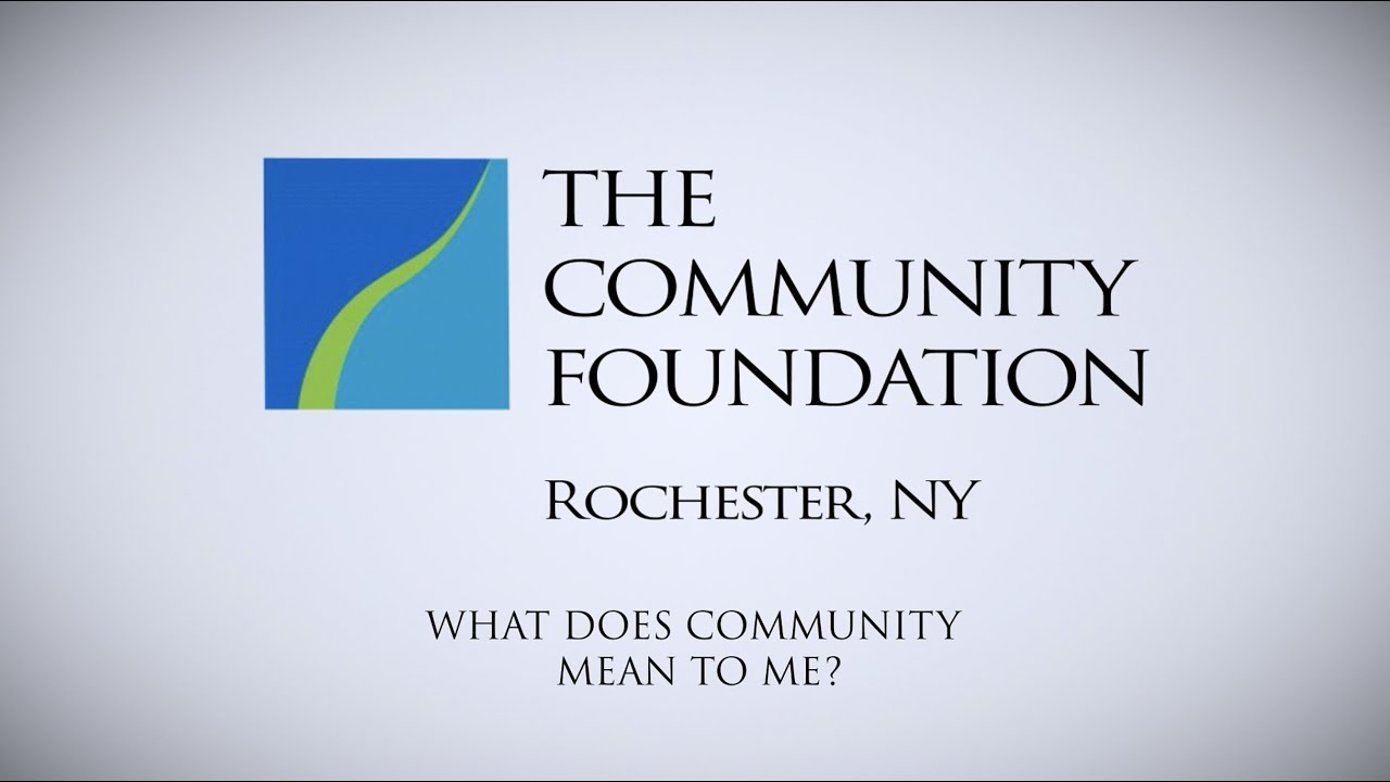 The Community Foundation | What Does Community Mean To You? - YouTube